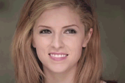 Happy smiling anna kendrick GIF on GIFER - by Bagamand